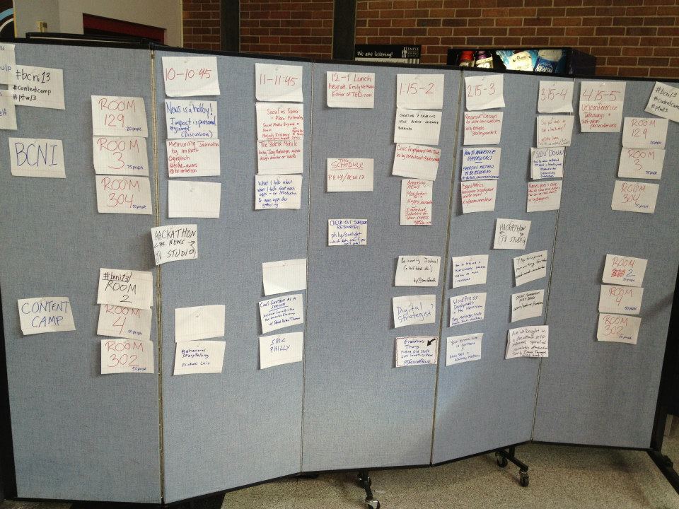 Schedule for BarCamp NewsInnovation 2013 - Barcamp News Innovation